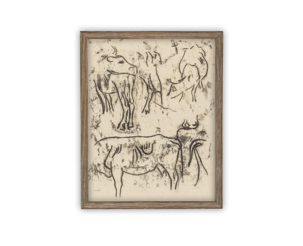 New Framed Vintage Art – Linen + Cloth