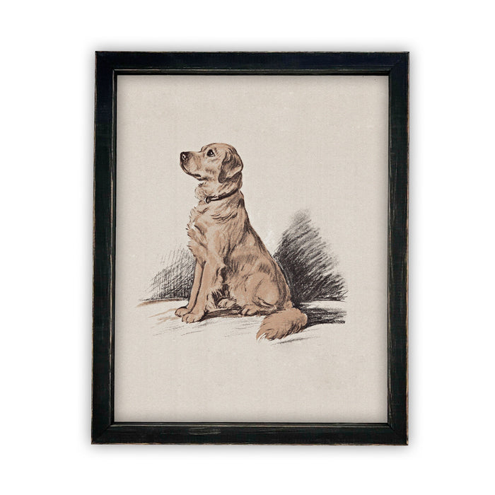 Framed Vintage Art – Linen + Cloth